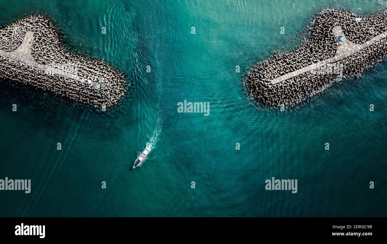 Groyne aerial hi-res stock photography and images - Alamy