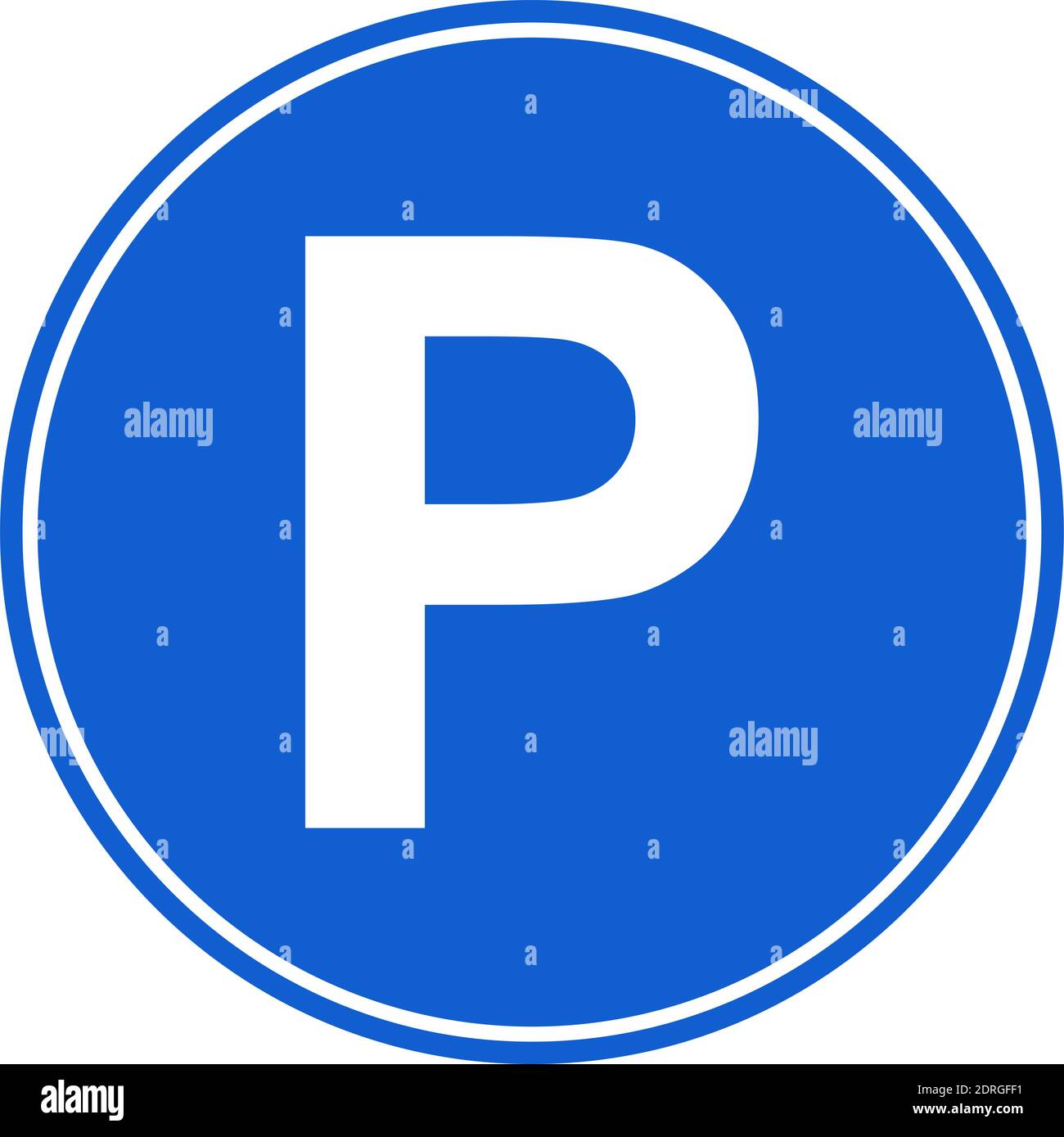 Parking icon graphic design isolated on white background. Vector ...