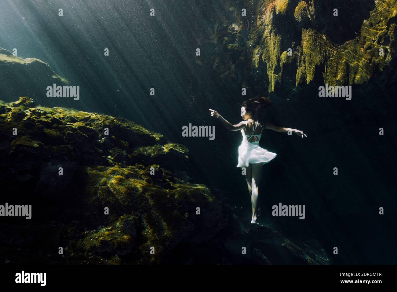 Underwater dancing hi-res stock photography and images - Alamy