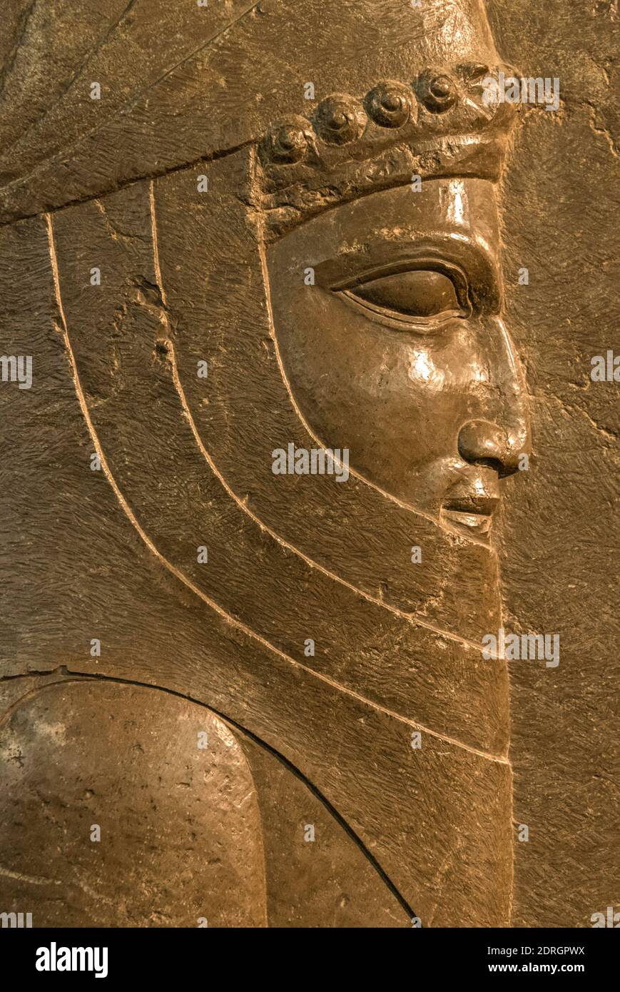 National Museum of Iran, Tehran, Iran. Relief from the Apadana Palace ...