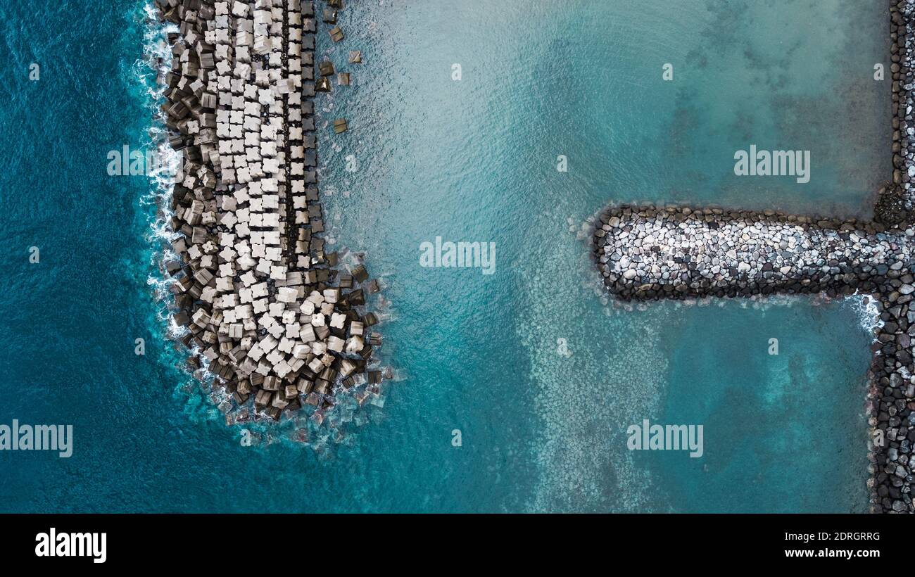 Groyne aerial hi-res stock photography and images - Alamy