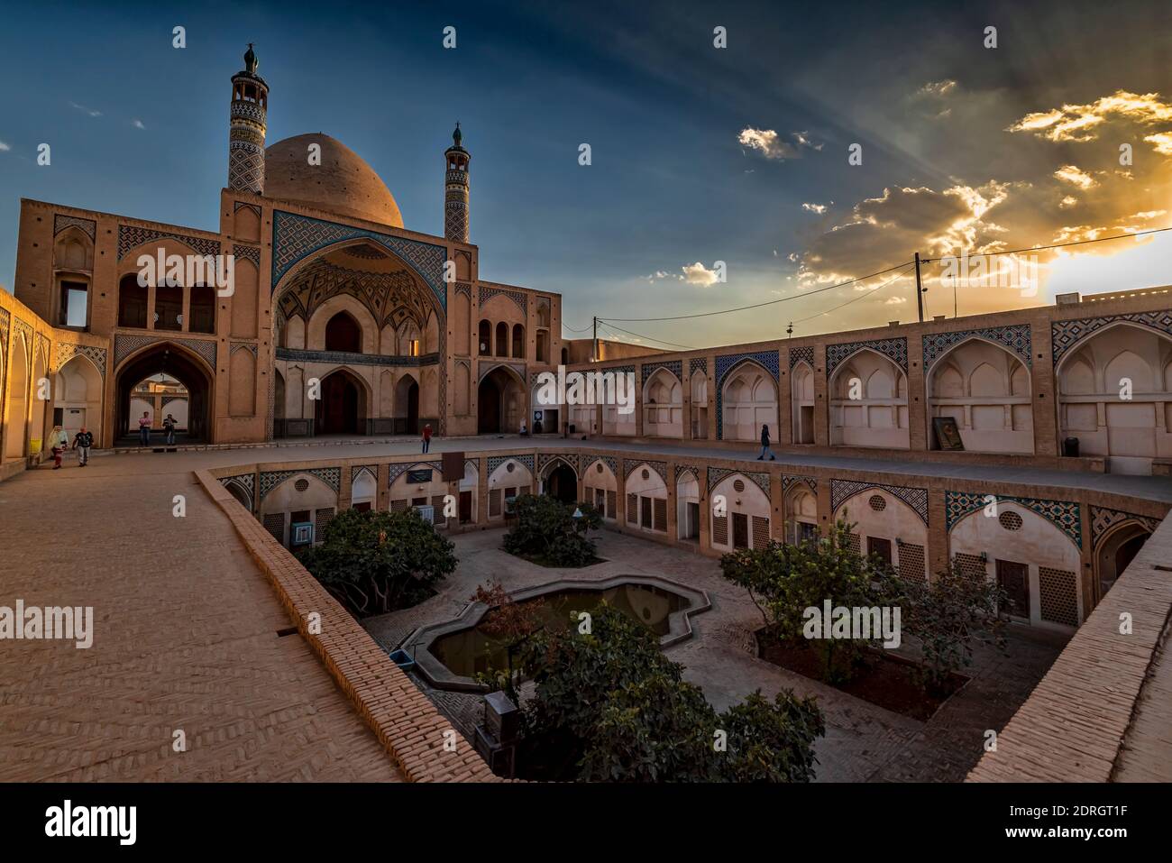 October 23, 2018. Agha Bozorg Mosque, Kashan, Iran Stock Photo - Alamy