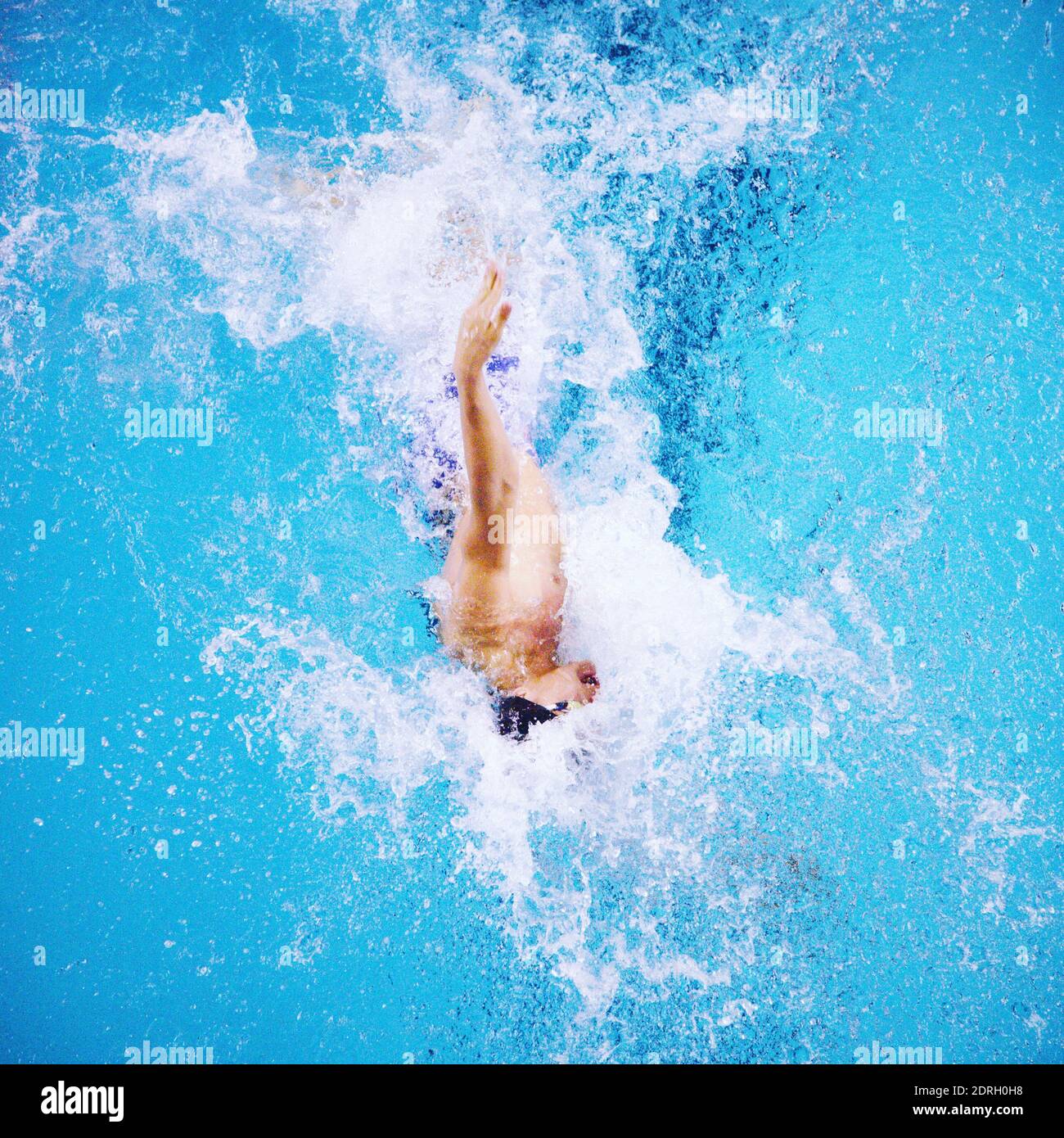 Backstroke man hi-res stock photography and images - Alamy