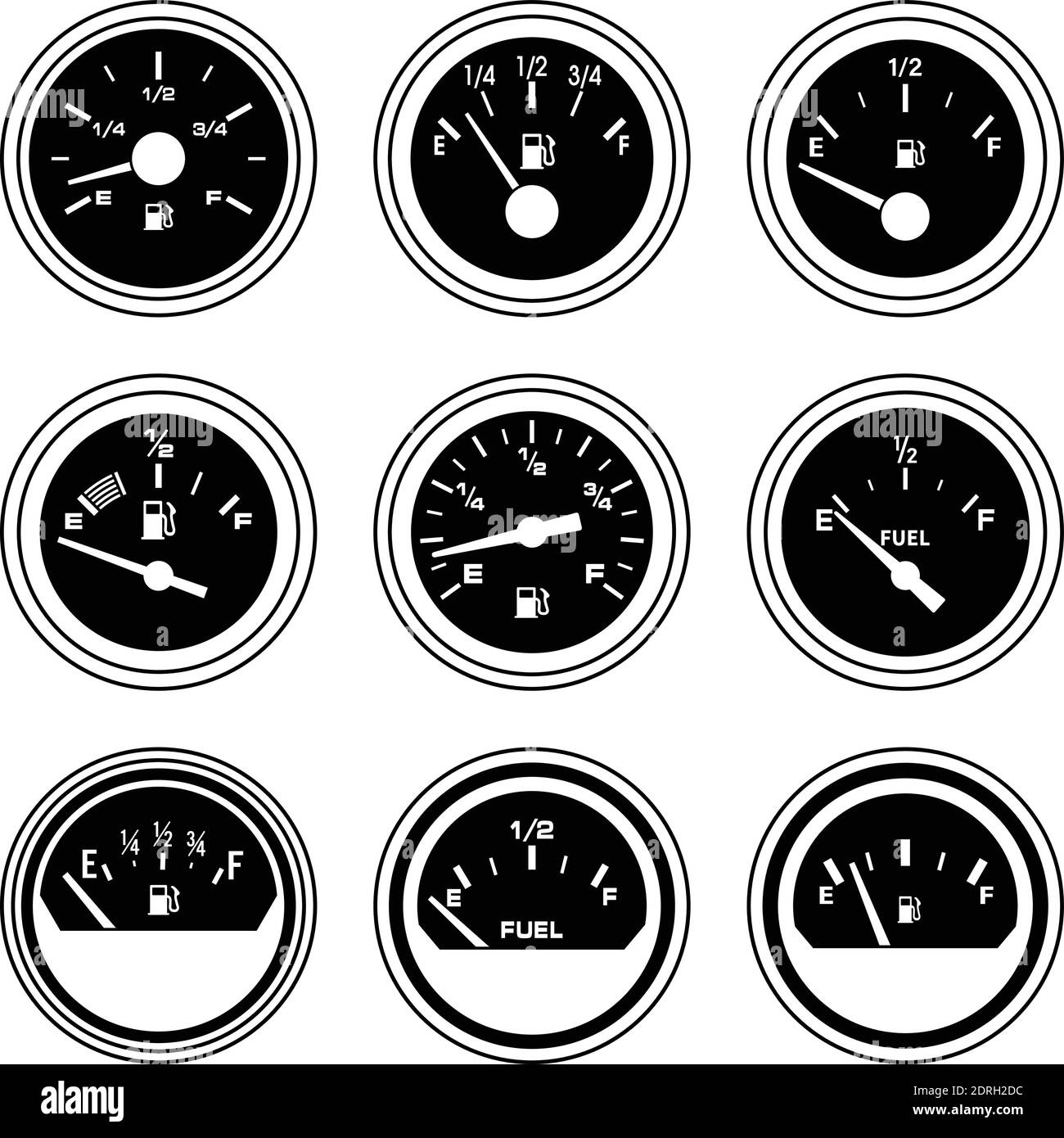 Car dashboard icons Stock Vector Images - Alamy
