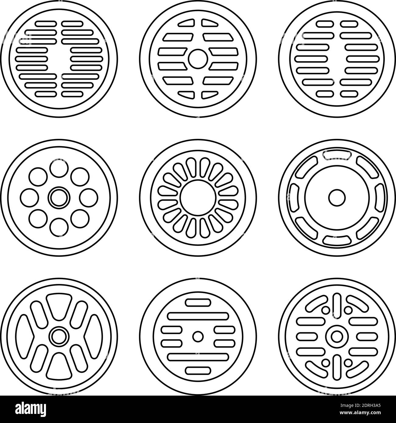 Round horn Cut Out Stock Images & Pictures - Alamy