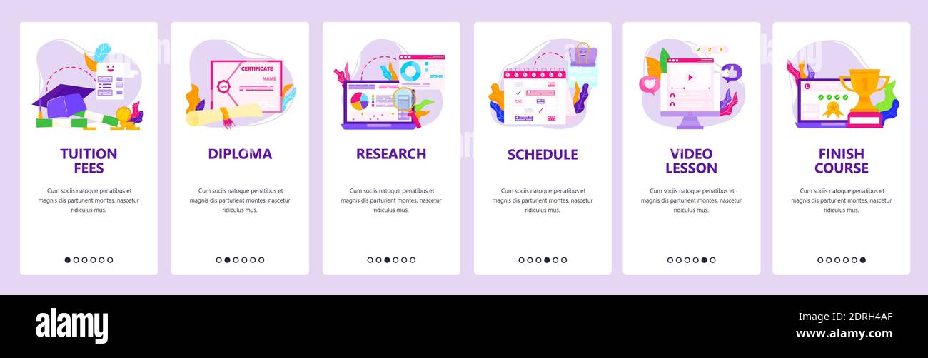 Online education, finish course, diploma research and graduation ...