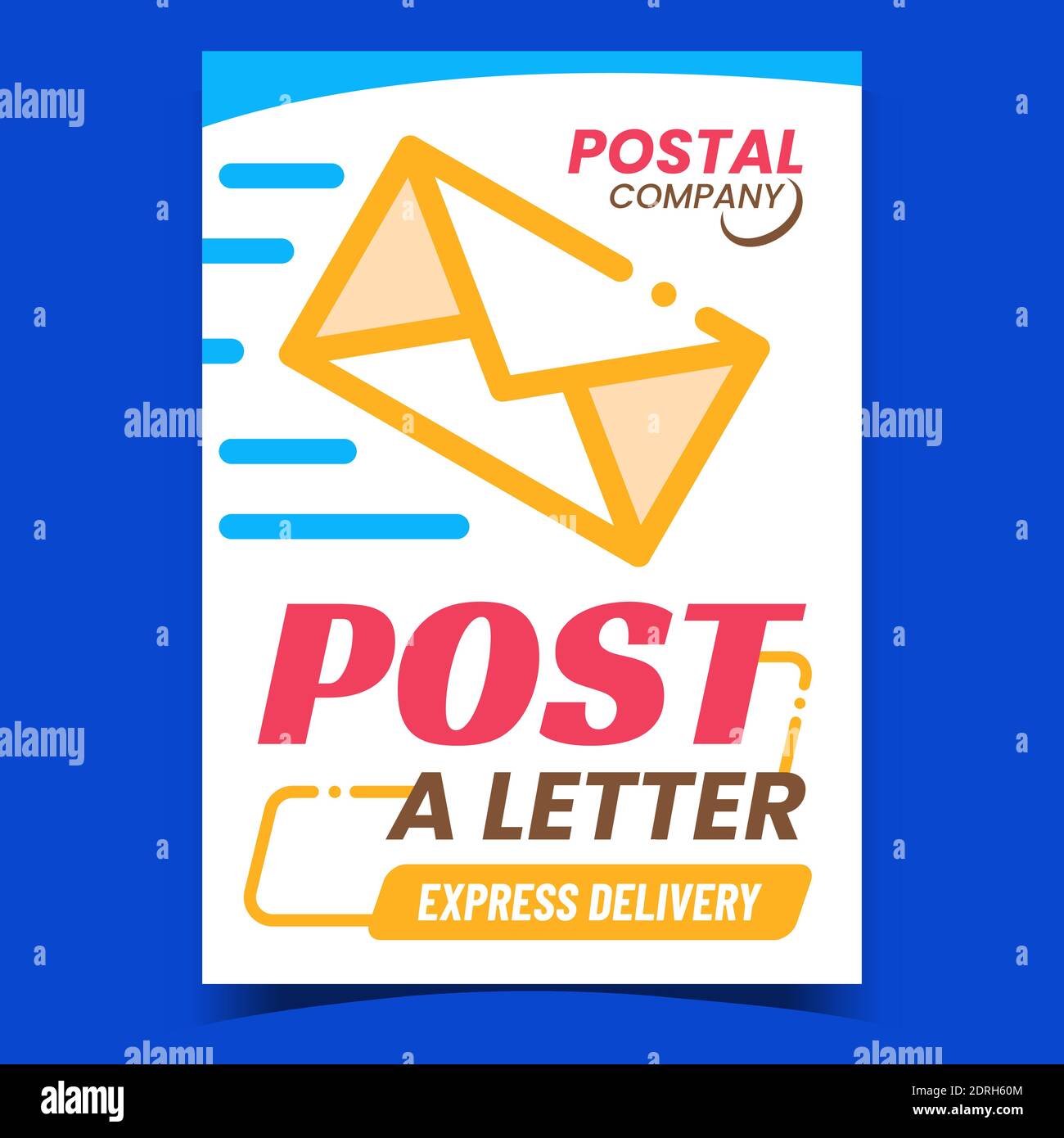 Delivering leaflet Stock Vector Images - Alamy