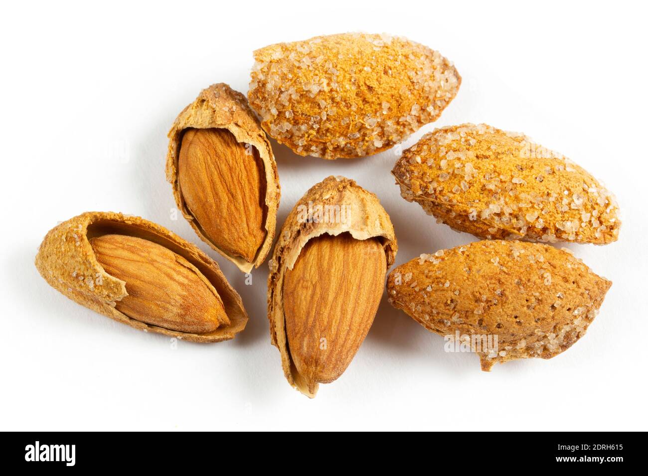 roasted, shelled and salted almonds Stock Photo - Alamy