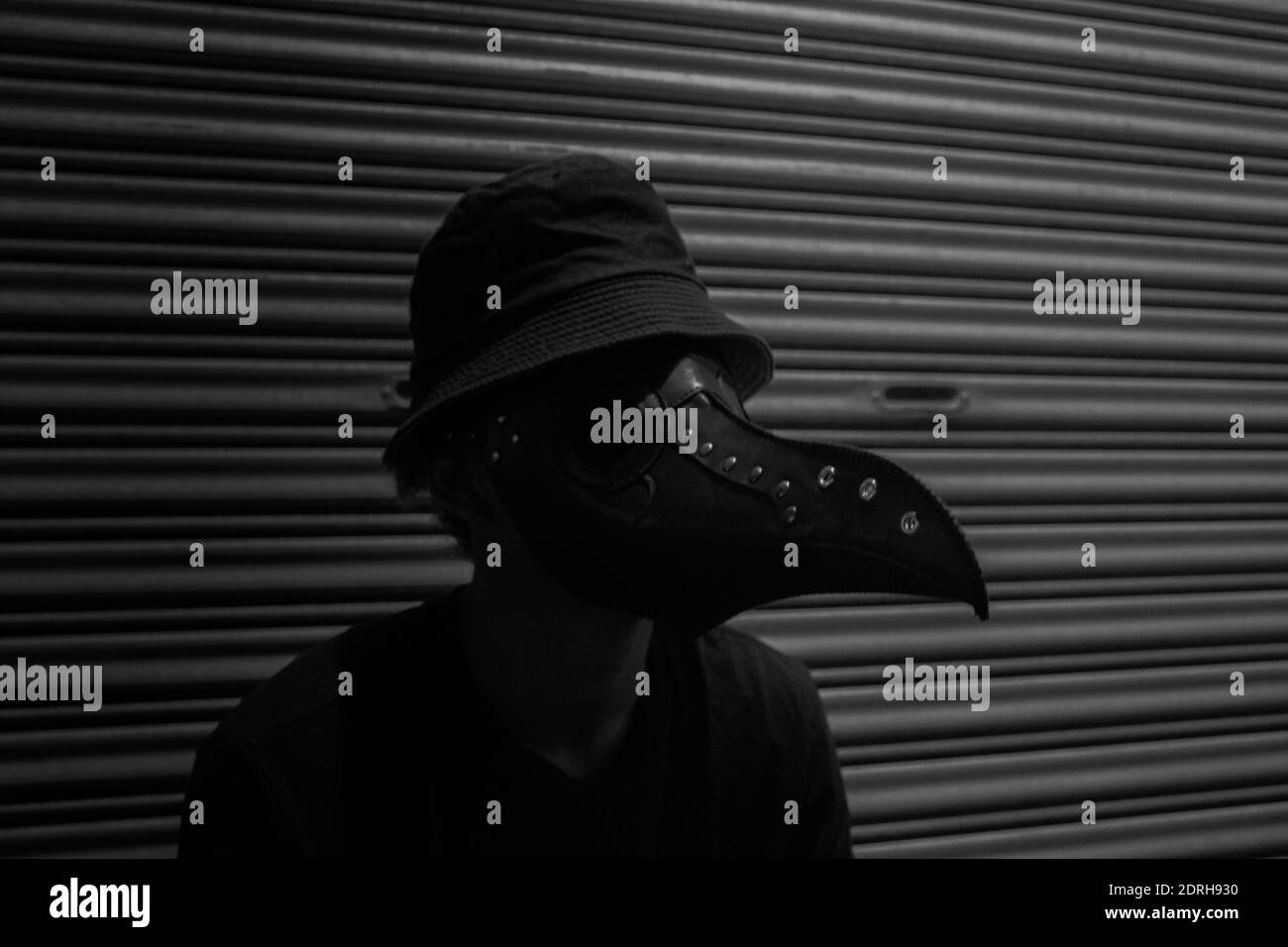 Man Wearing Costume Standing Against Shutter Stock Photo - Alamy