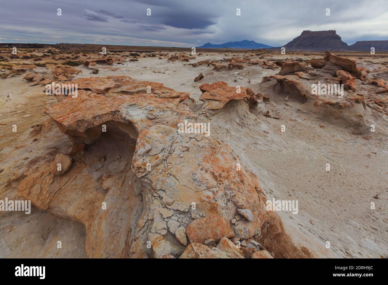Sandstone formations in Utah, USA. Beautiful Unusual landscapes Stock ...