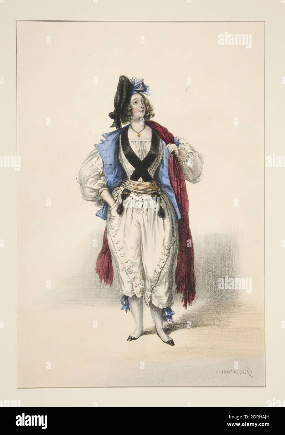 Artist: Paul Gavarni, French, 1804–1866, MARINIERE., Lithograph ...