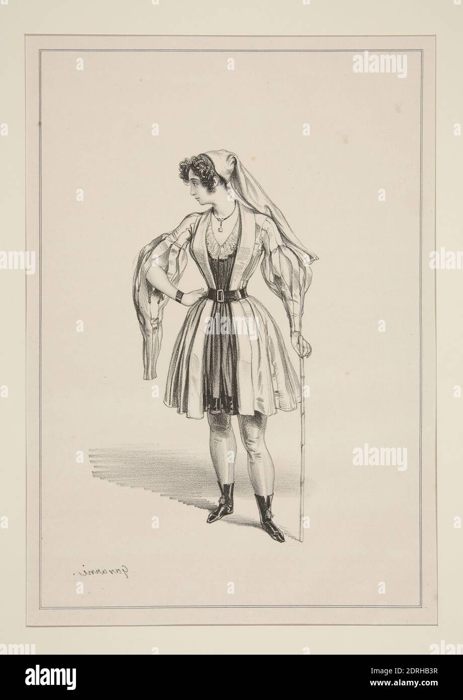 Artist: Paul Gavarni, French, 1804–1866, VARLET., Lithograph, French ...