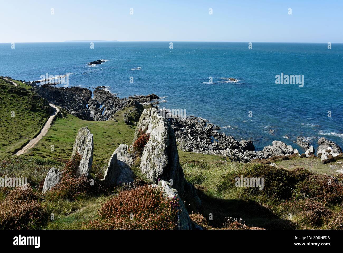 Approaching Morte Point, Morthoe, North Devon, England Stock Photo - Alamy