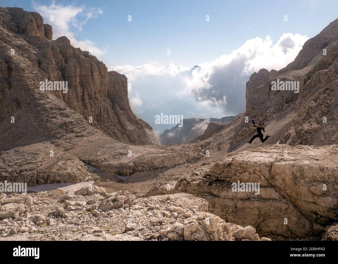 Man Jumping Over Rocks High Resolution Stock Photography and Images - Alamy