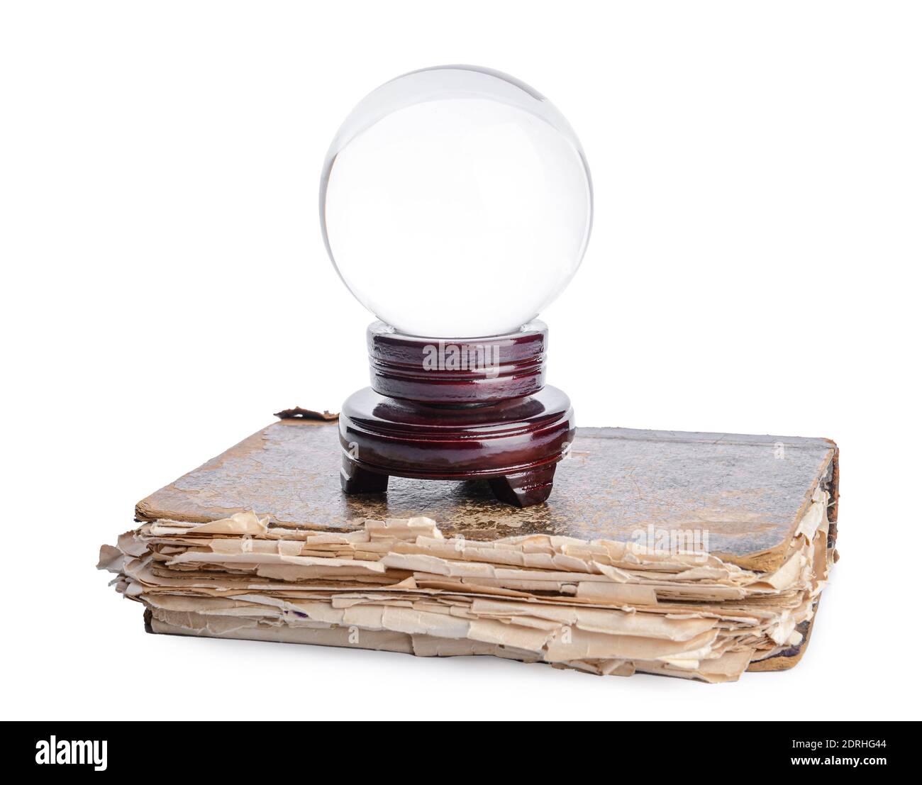 Crystal ball magic book Cut Out Stock Images & Pictures - Alamy