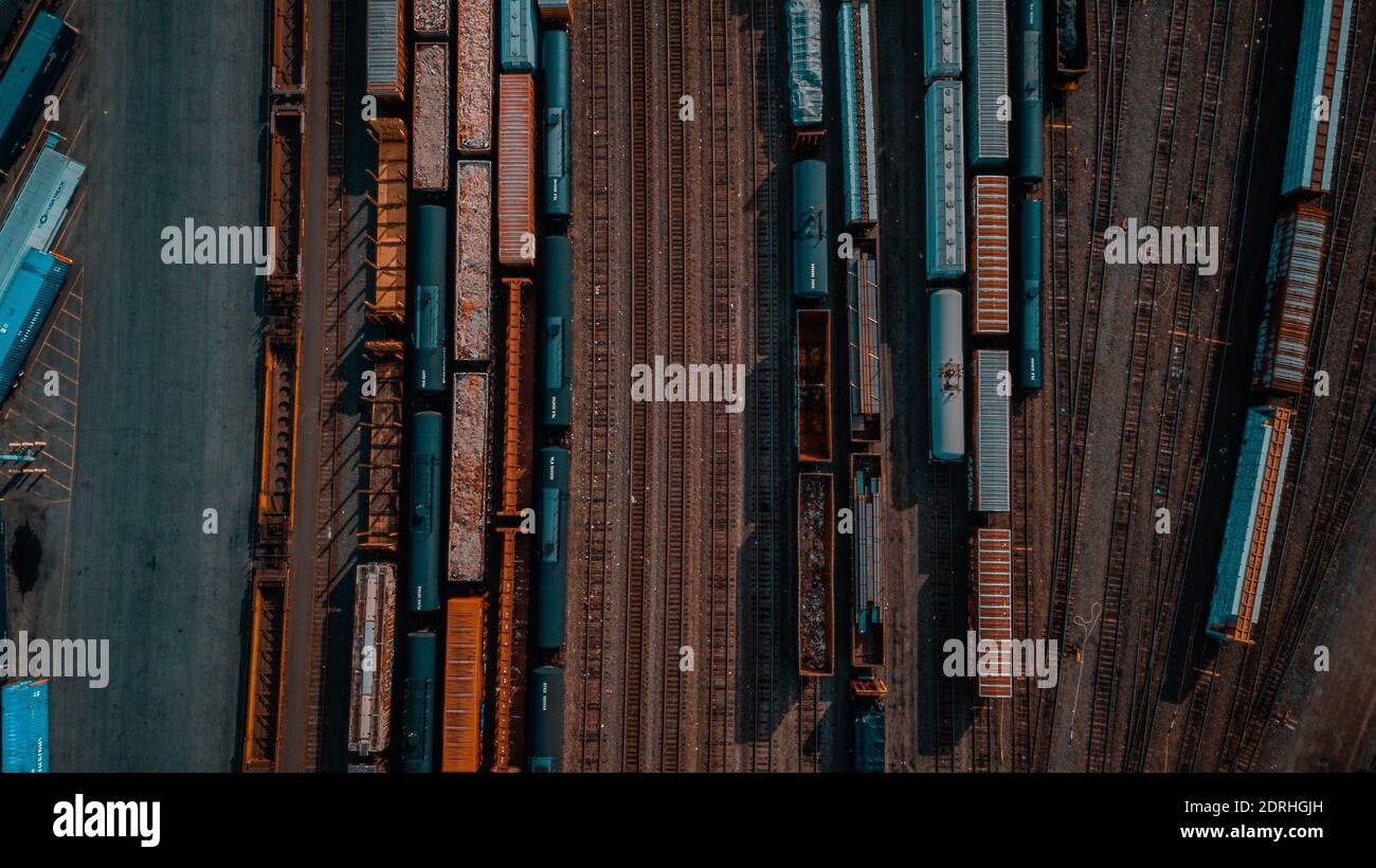 Shunting track hi-res stock photography and images - Alamy