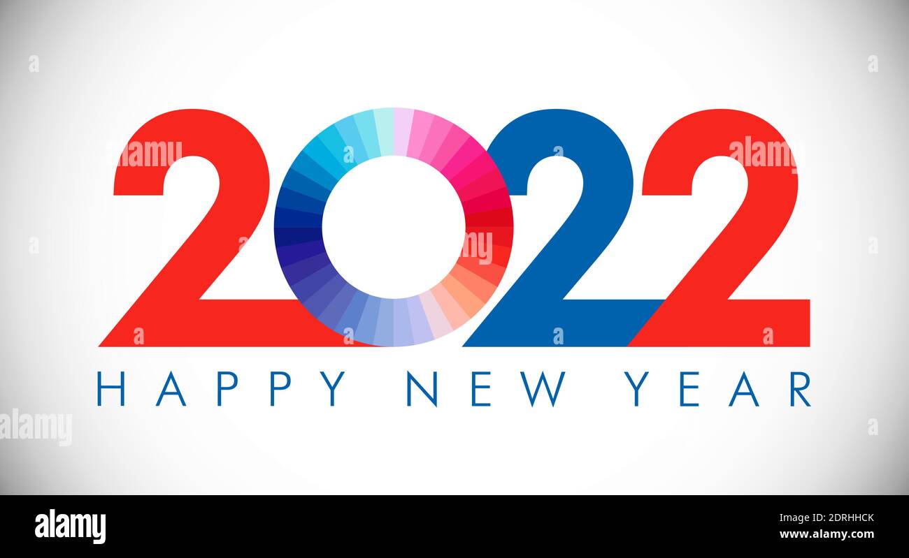 Happy New Year 2022 Logo Design