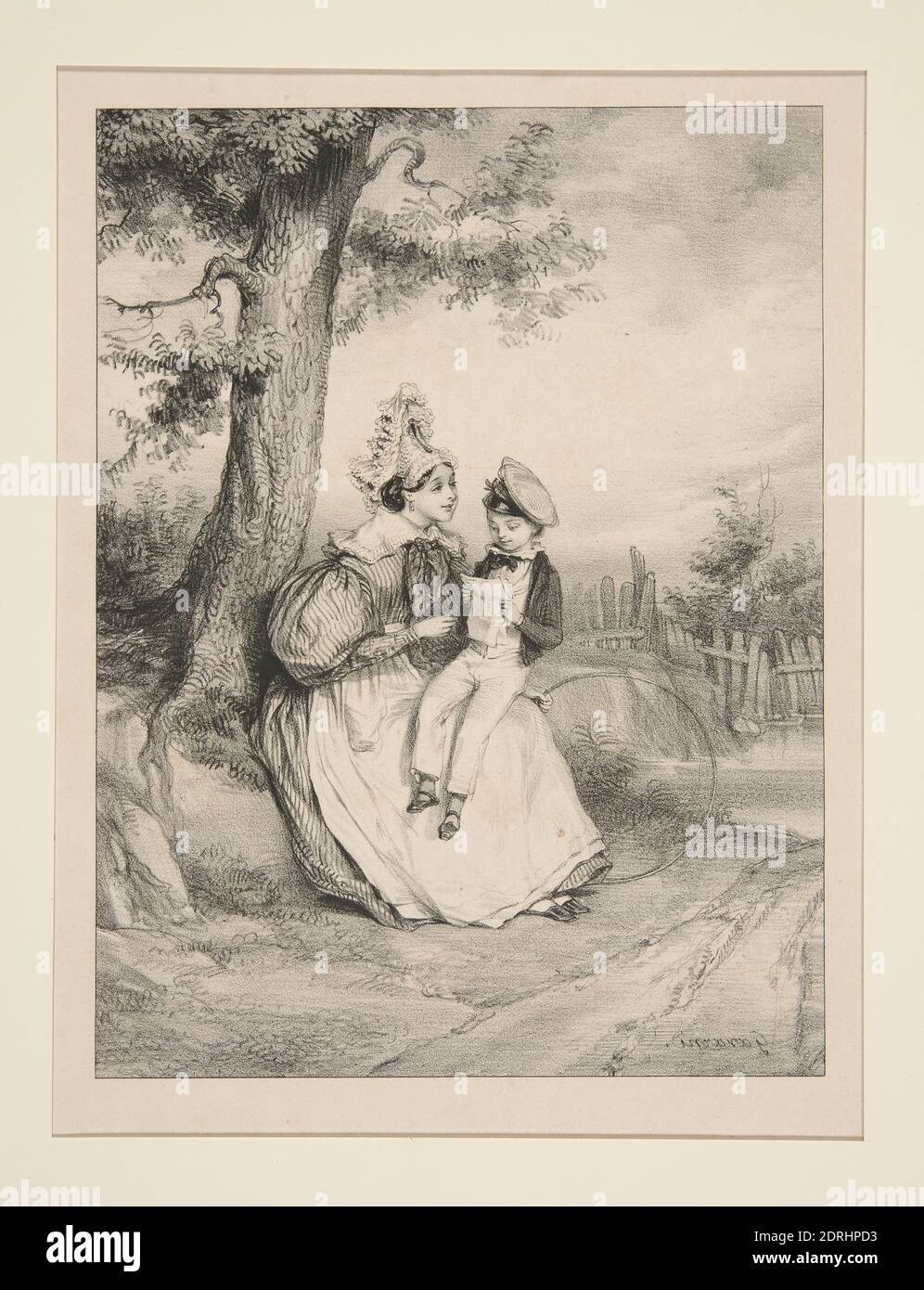 Artist: Paul Gavarni, French, 1804–1866, LE PETIT INTERPRETE. - THE ...