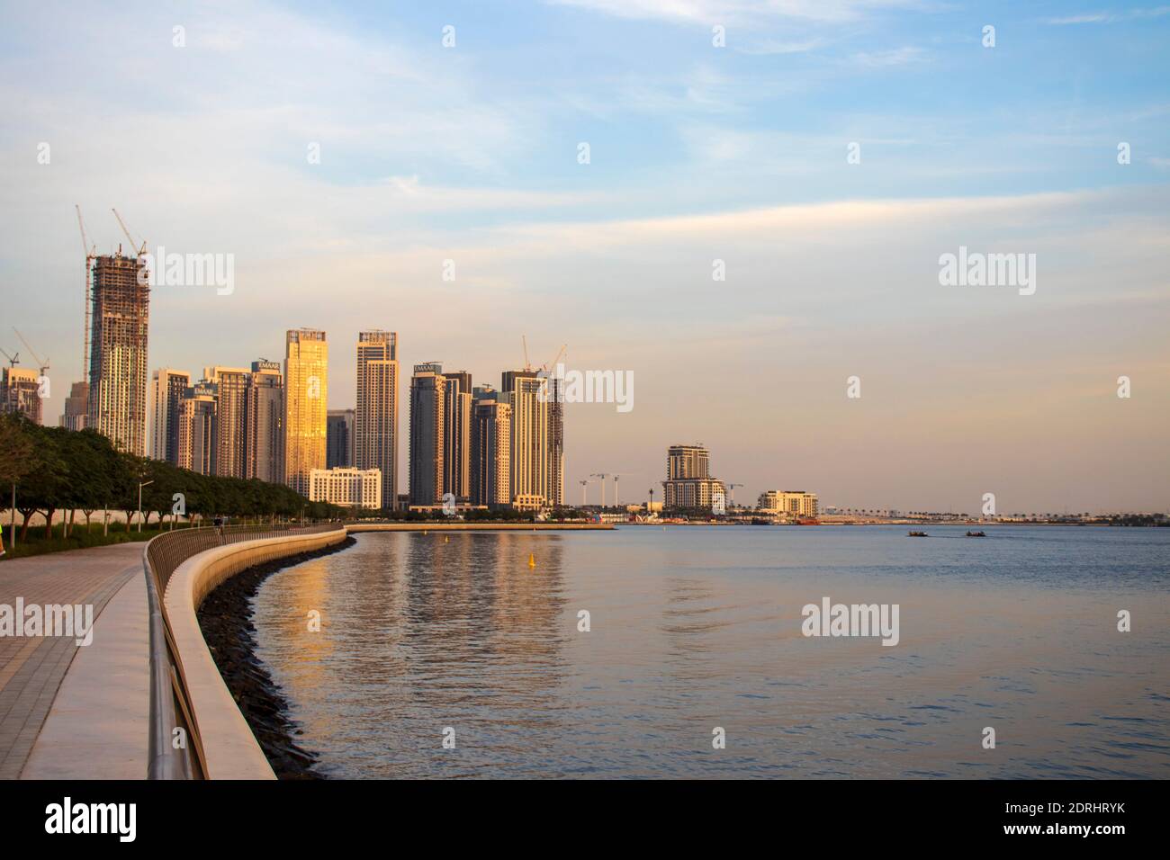 Dubai creek harbour development by EMAAR. UAE Stock Photo - Alamy