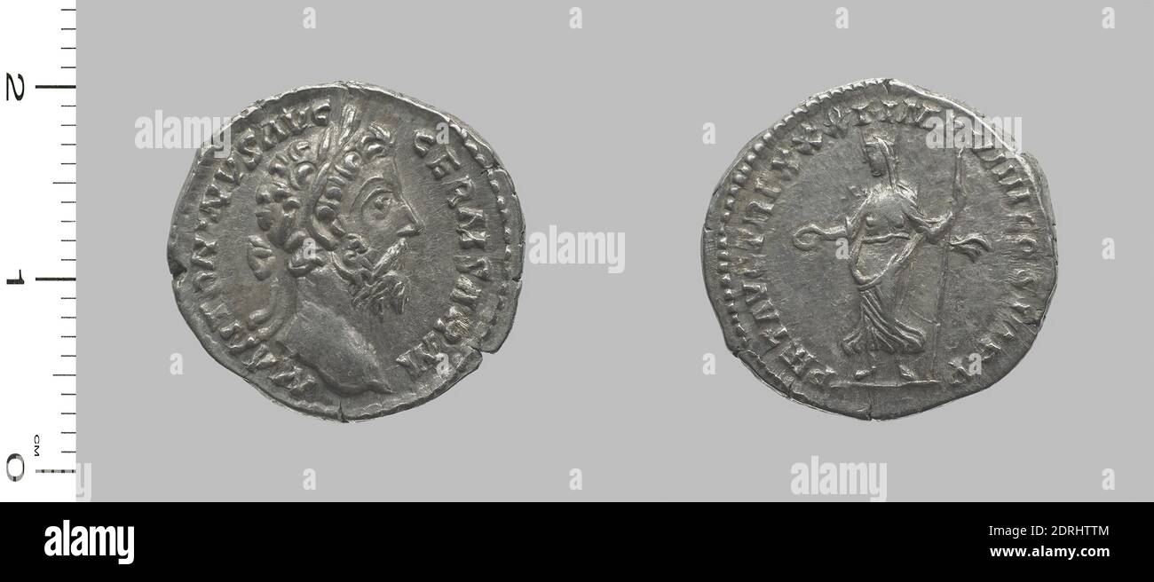Silver denarius emperor marcus hi-res stock photography and images - Alamy