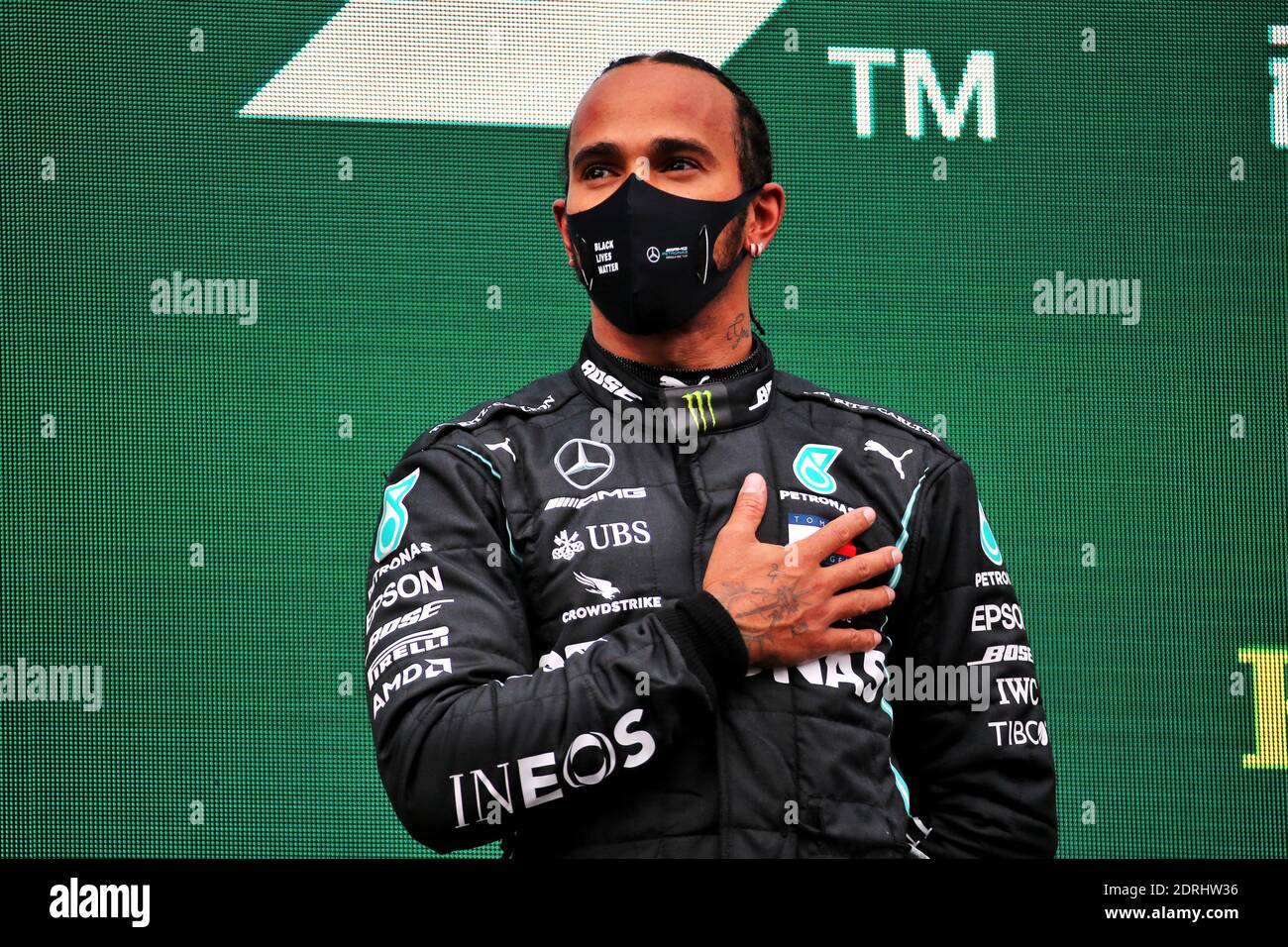 File photo dated 15-11-2020 of Mercedes AMG F1's Lewis Hamilton (GBR ...