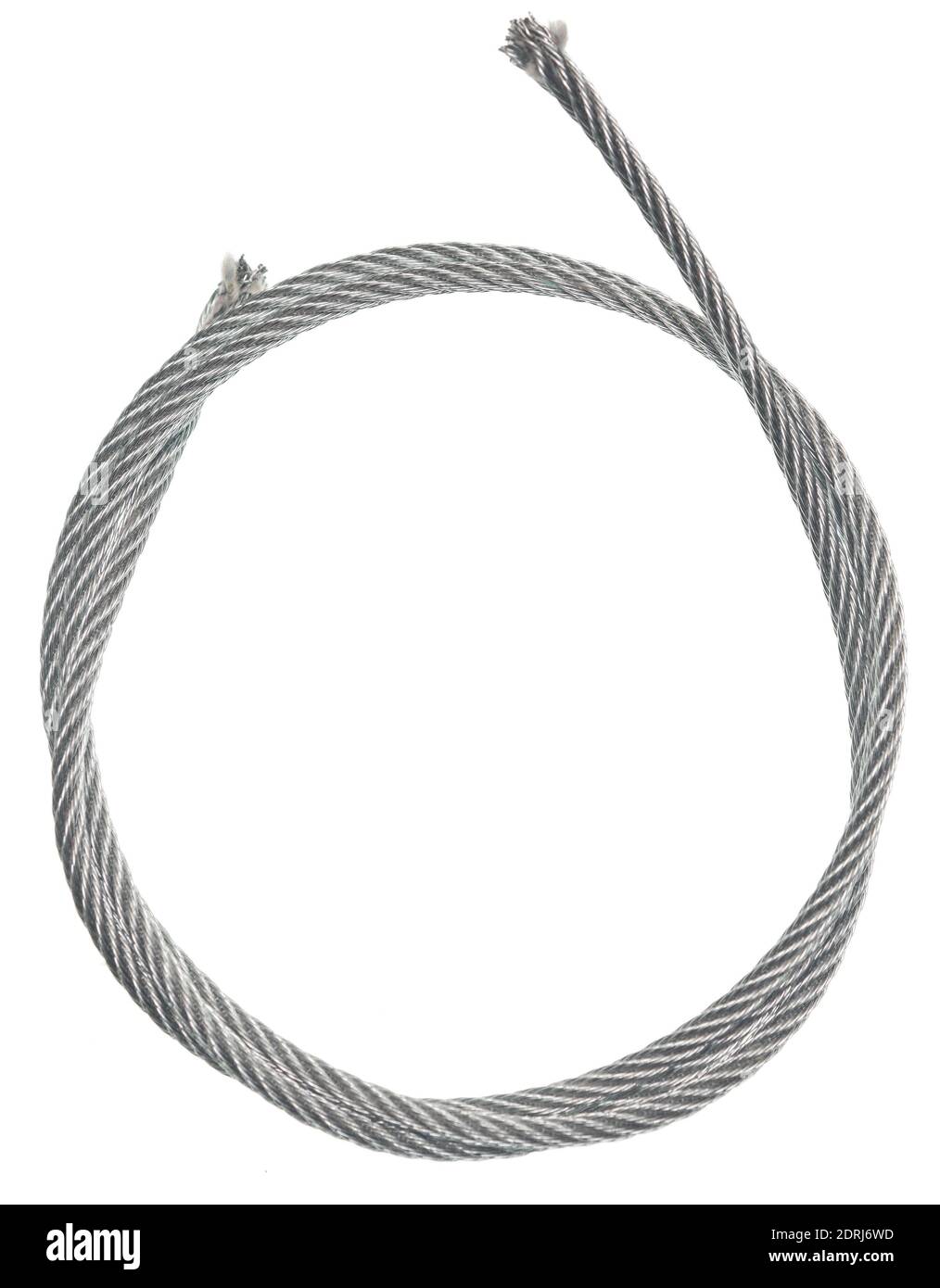 Steel hawser isolated on white background Stock Photo - Alamy