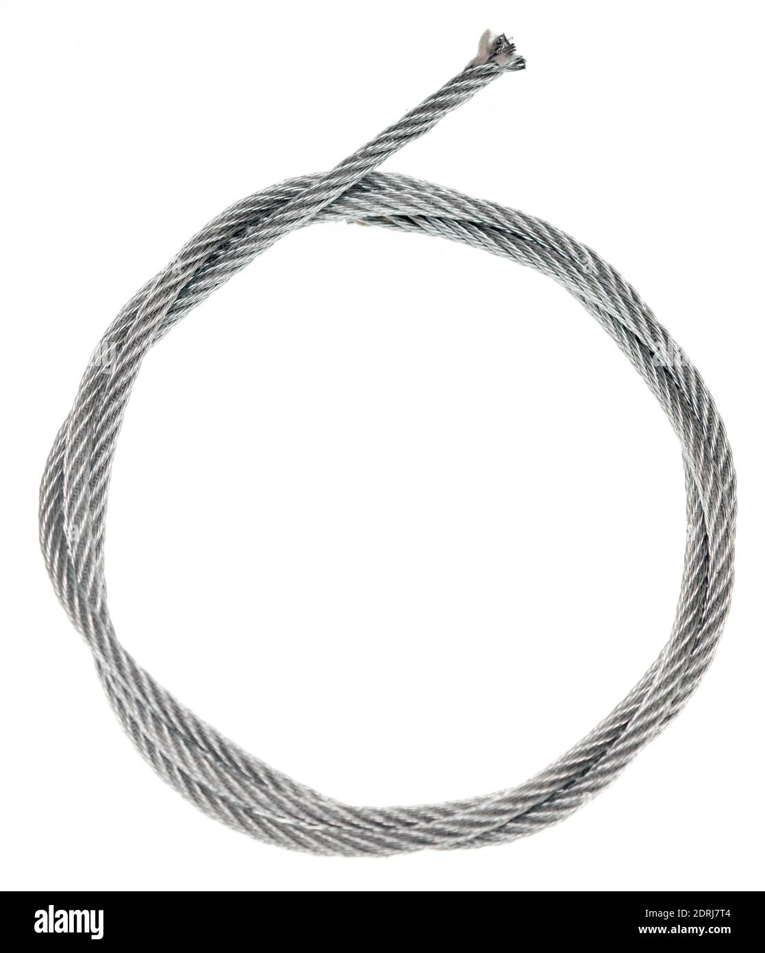 Steel hawser isolated on white background Stock Photo - Alamy