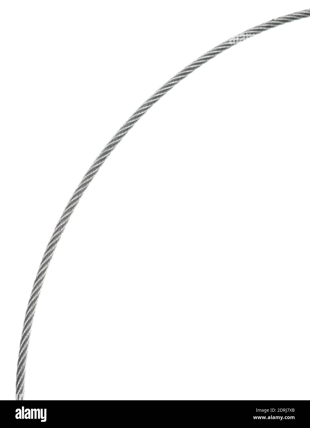 Steel hawser isolated on white background Stock Photo - Alamy