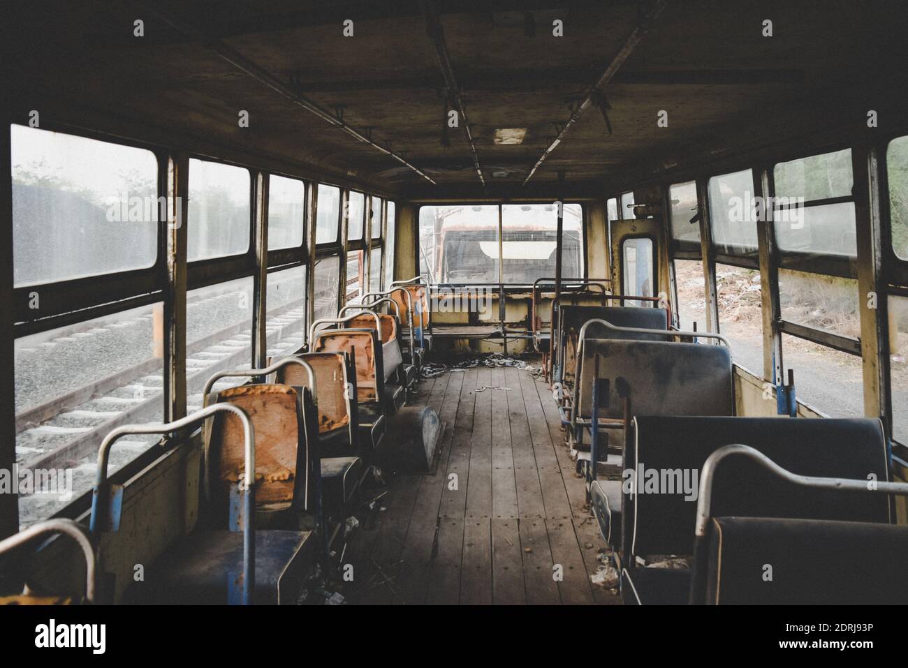 Abandoned old bus hi-res stock photography and images - Alamy