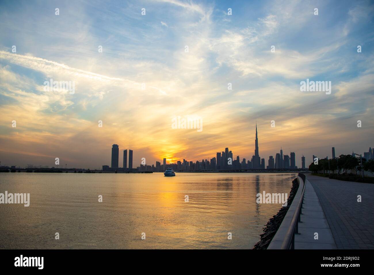 Dubai city skyline Stock Photo - Alamy