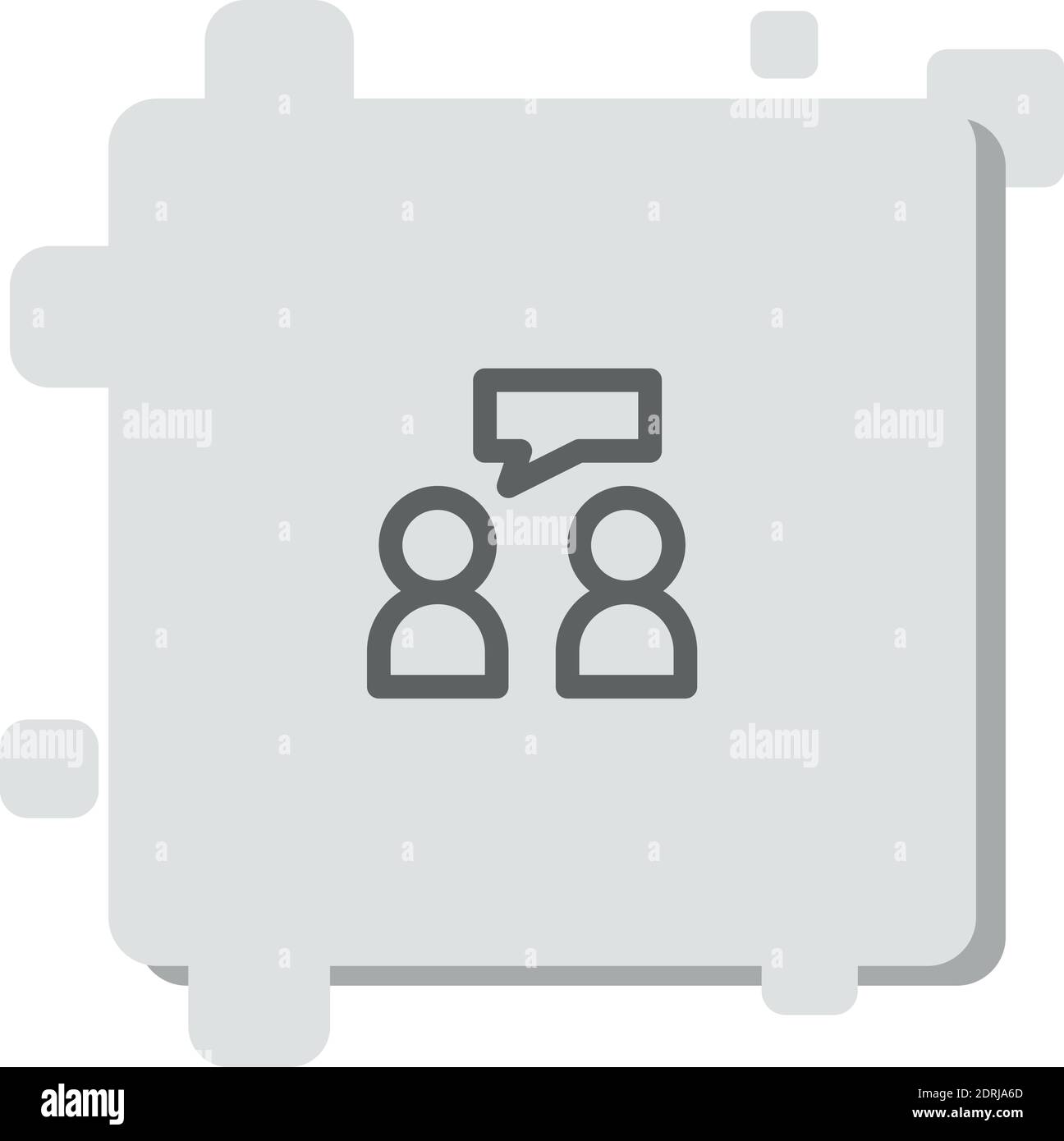 talk vector icon modern simple vector illustration Stock Vector Image ...