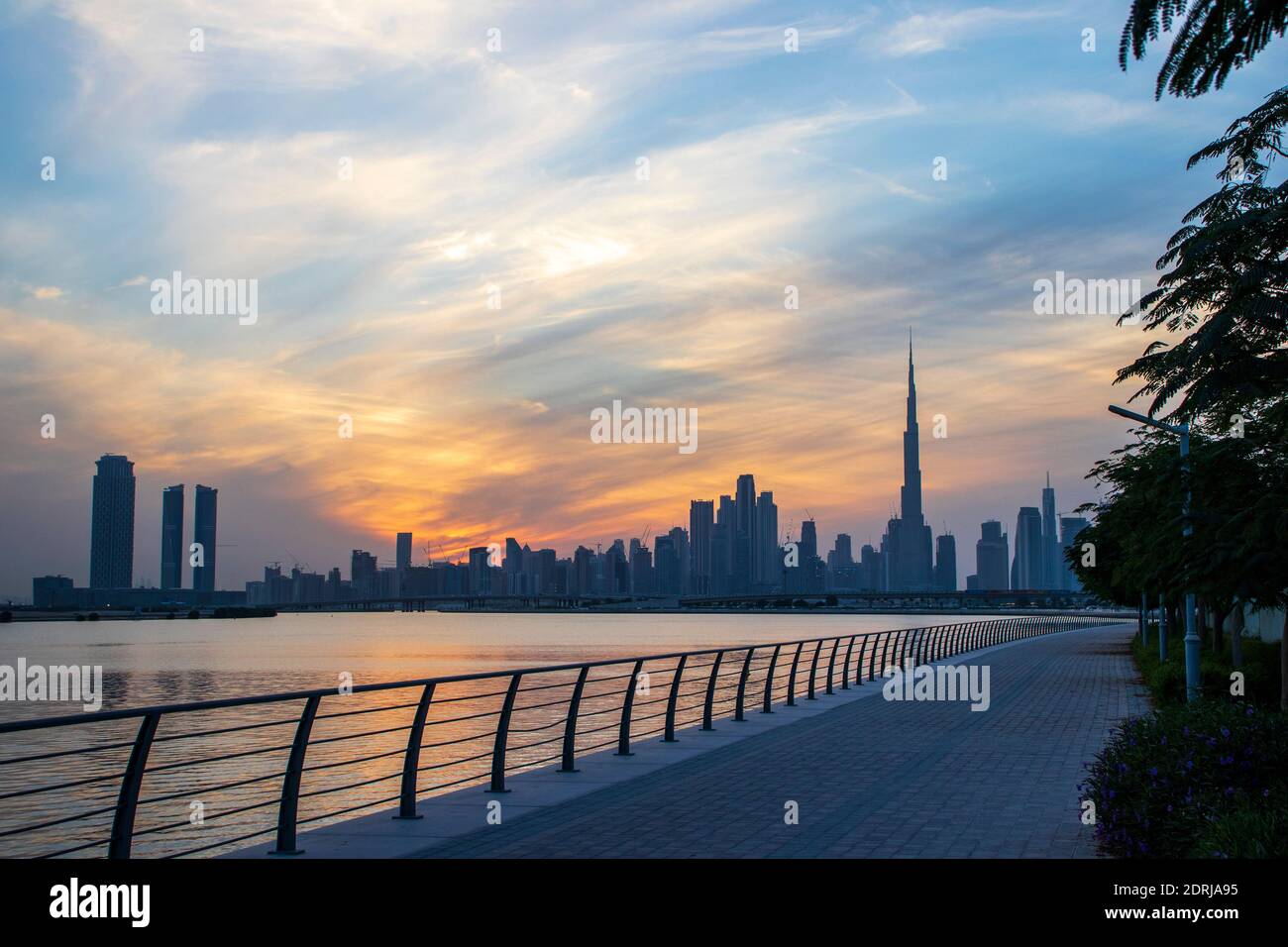 Dubai city skyline Stock Photo - Alamy