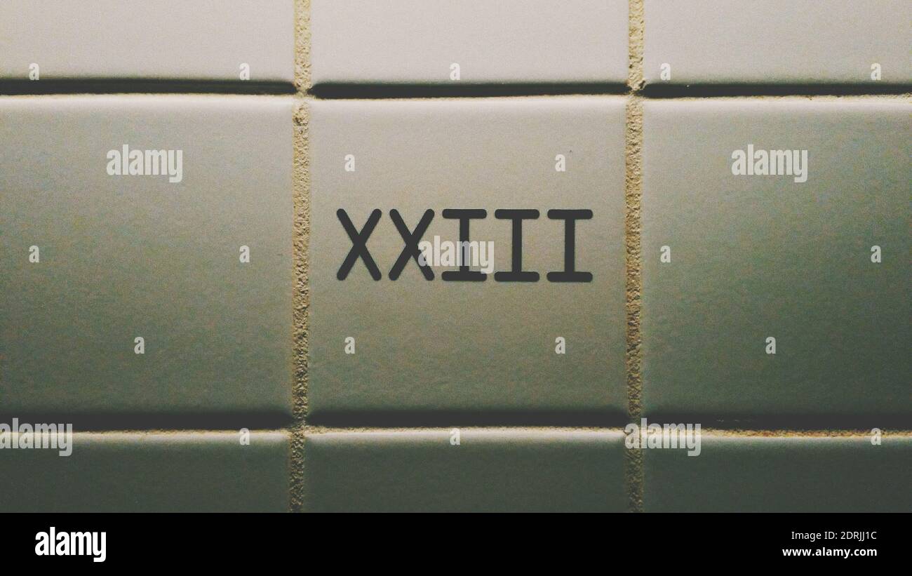 Roman numeral hi-res stock photography and images - Alamy