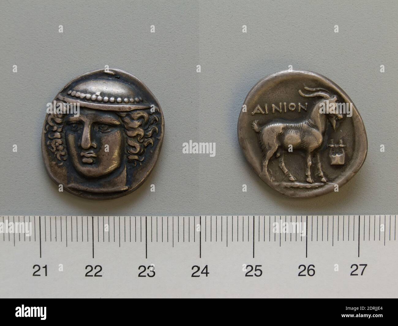 Mint: Aenus, Tetradrachm from Ainos, 374–371 B.C., Silver, 12.38 g, 1: ...