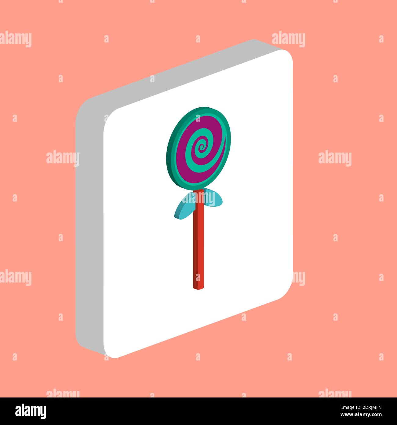 Rainbow lollypop Stock Vector Images - Alamy