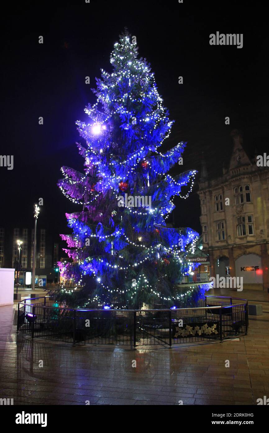 Christmas 2020 in Hull City Centre Stock Photo - Alamy