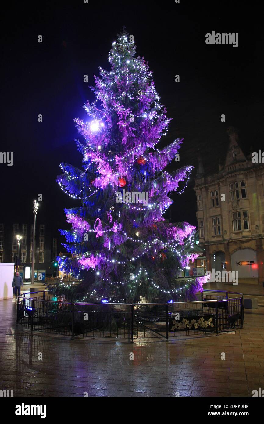 Christmas 2020 in Hull City Centre Stock Photo - Alamy