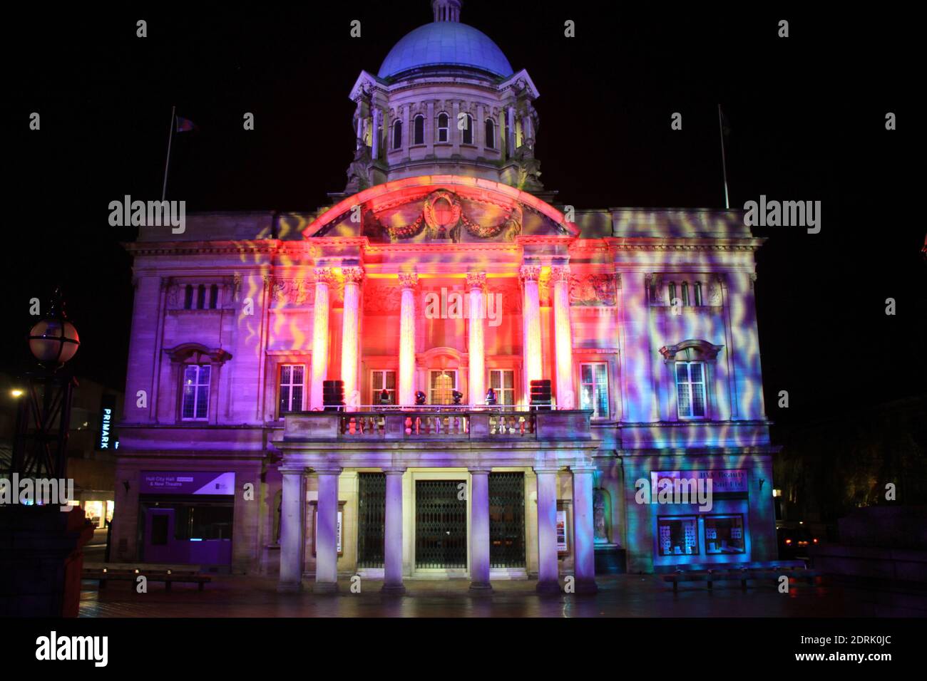 Christmas 2020 in Hull City Centre Stock Photo - Alamy
