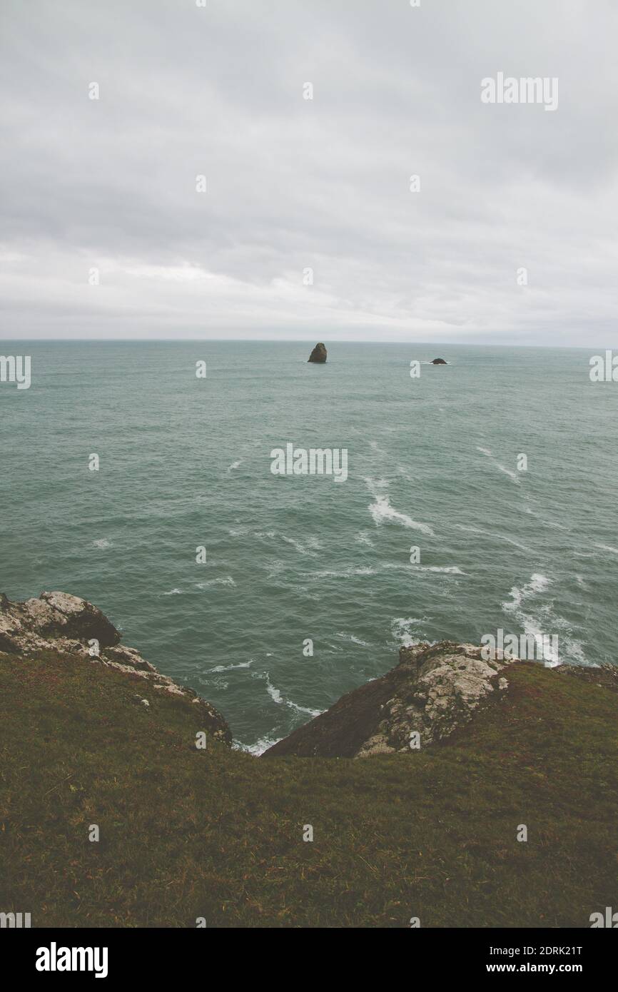 Shot rocky coastline water hi-res stock photography and images - Alamy