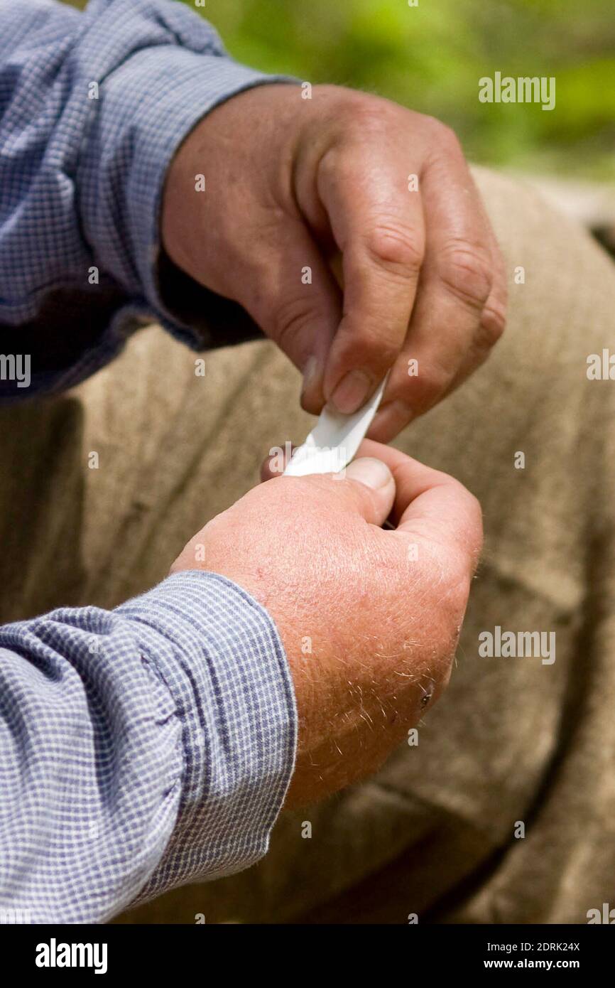 Finger folding hi-res stock photography and images - Alamy