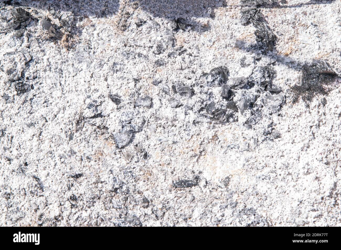 Ash in fireplace natural background texture. Close up Stock Photo - Alamy