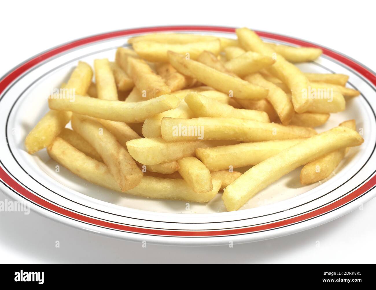 French Fries in a Plate Stock Photo - Alamy