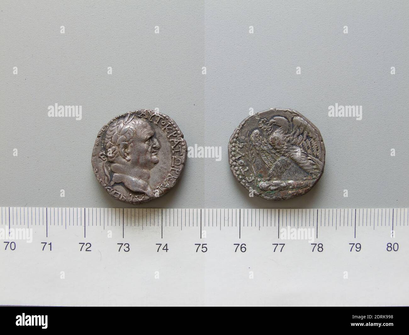 Ruler: Vespasian, Emperor of Rome, A.D. 9–79, ruled 69–79, Tetradrachm ...