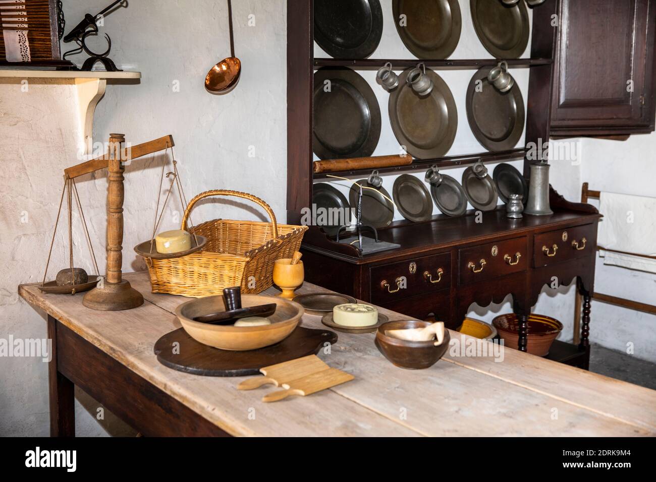 UK, Wales, Cardiff, St Fagans, National Museum of History, Kennixton ...