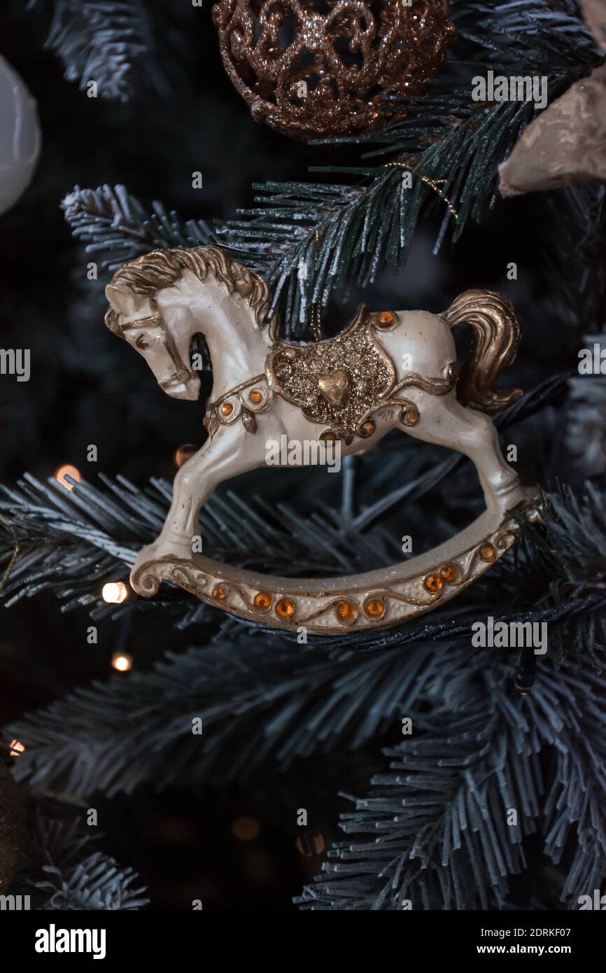 Christmas tree new years decorations hi-res stock photography and ...