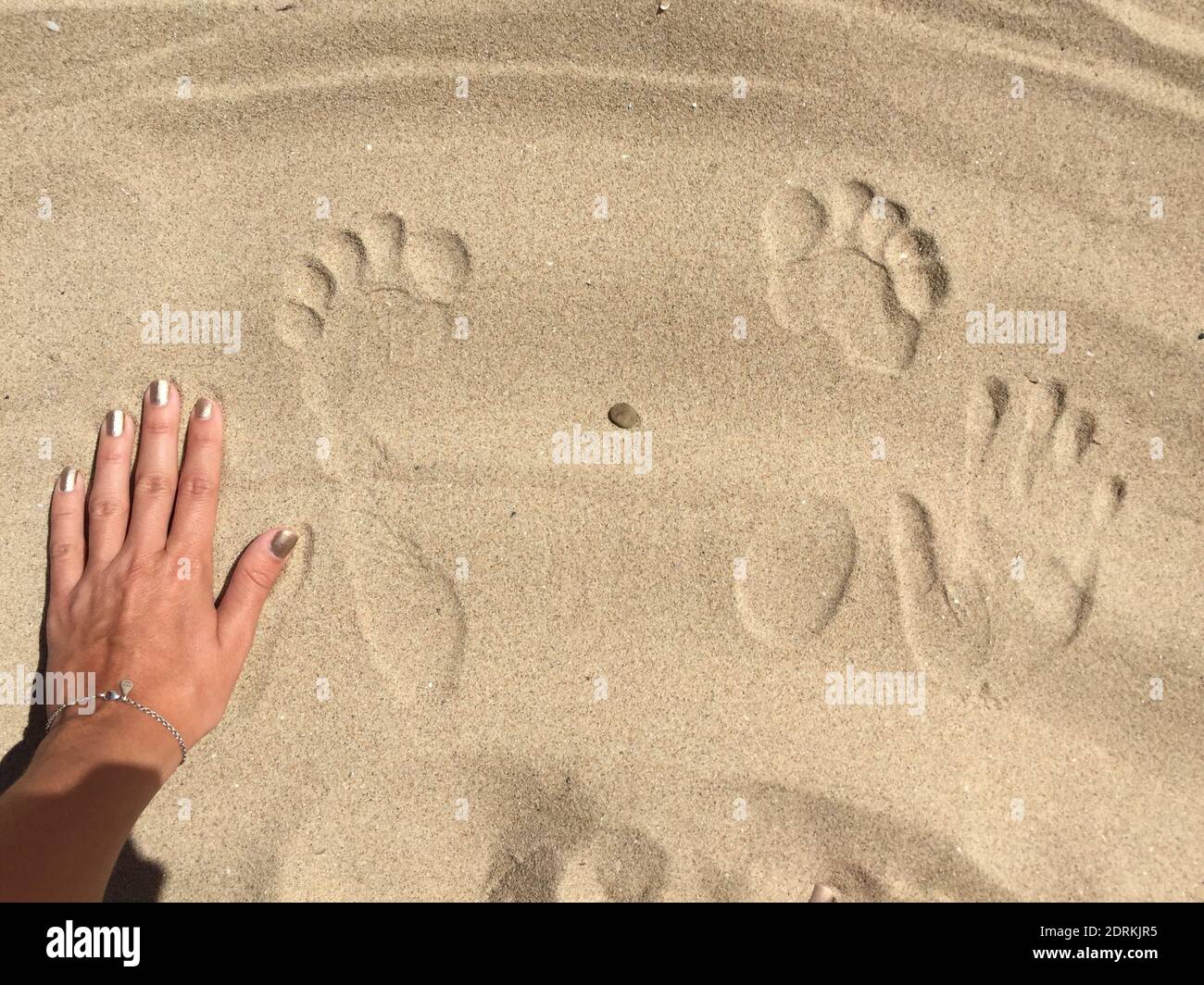Handprint footprint hi-res stock photography and images - Alamy