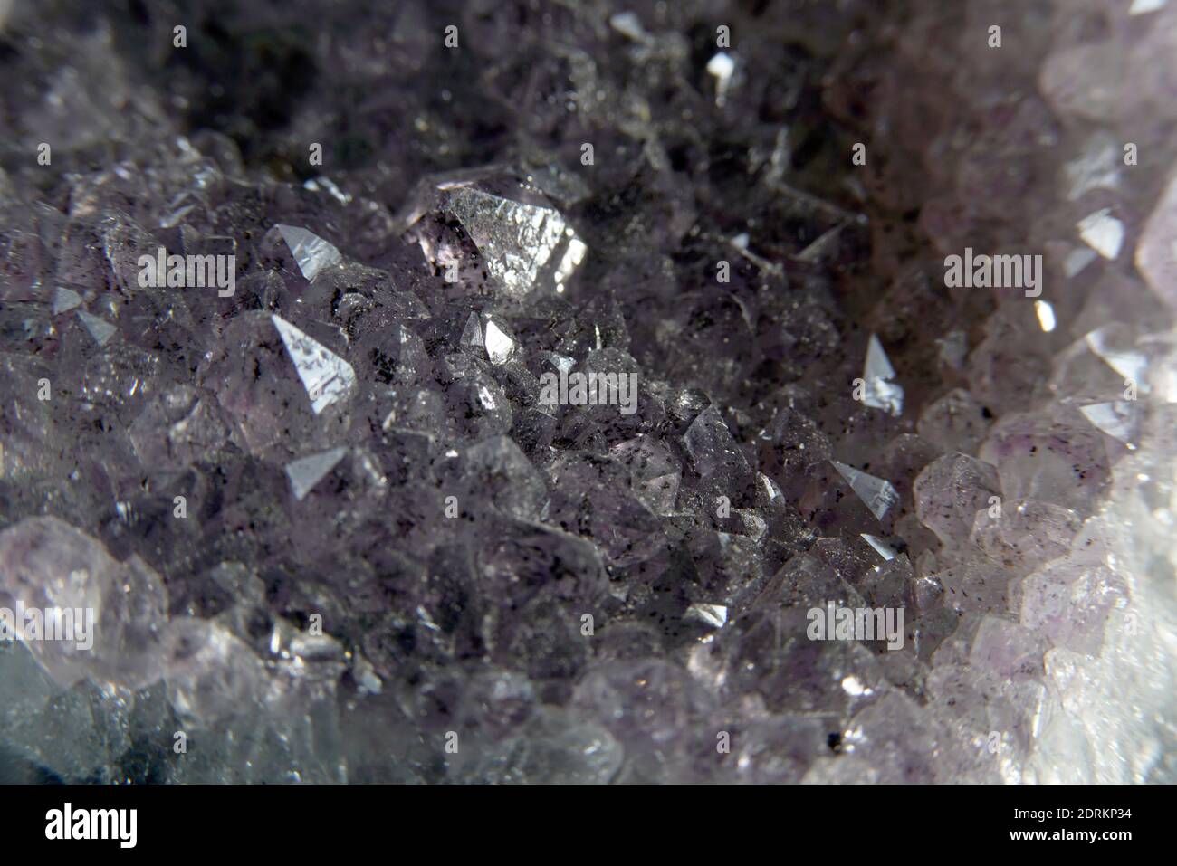 A top view closeup of grey quartz with inclusions Stock Photo - Alamy