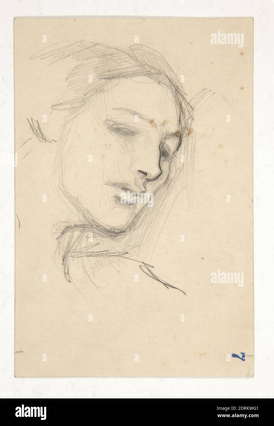 Artist: Edwin Austin Abbey, American, 1852–1911, M.A., 1897, Study of ...