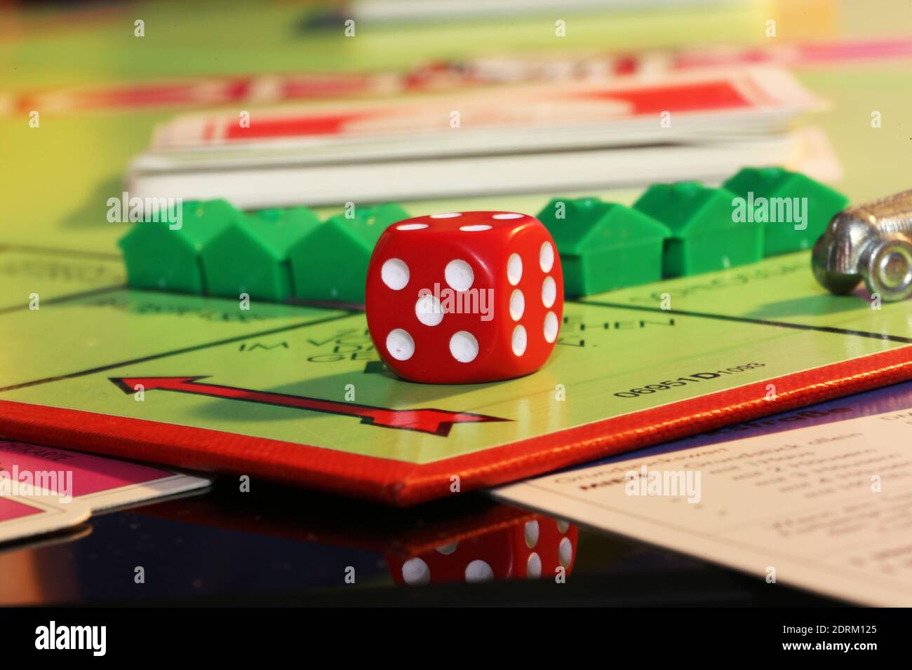 Symbol picture: Close-up of a Monopoly game (german Stock Photo - Alamy
