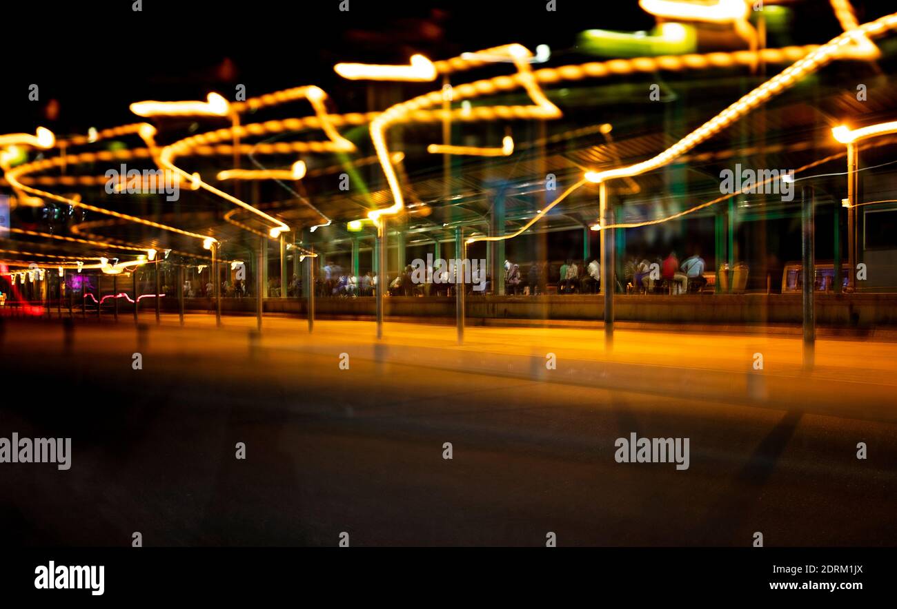 Bus station platform hi-res stock photography and images - Alamy